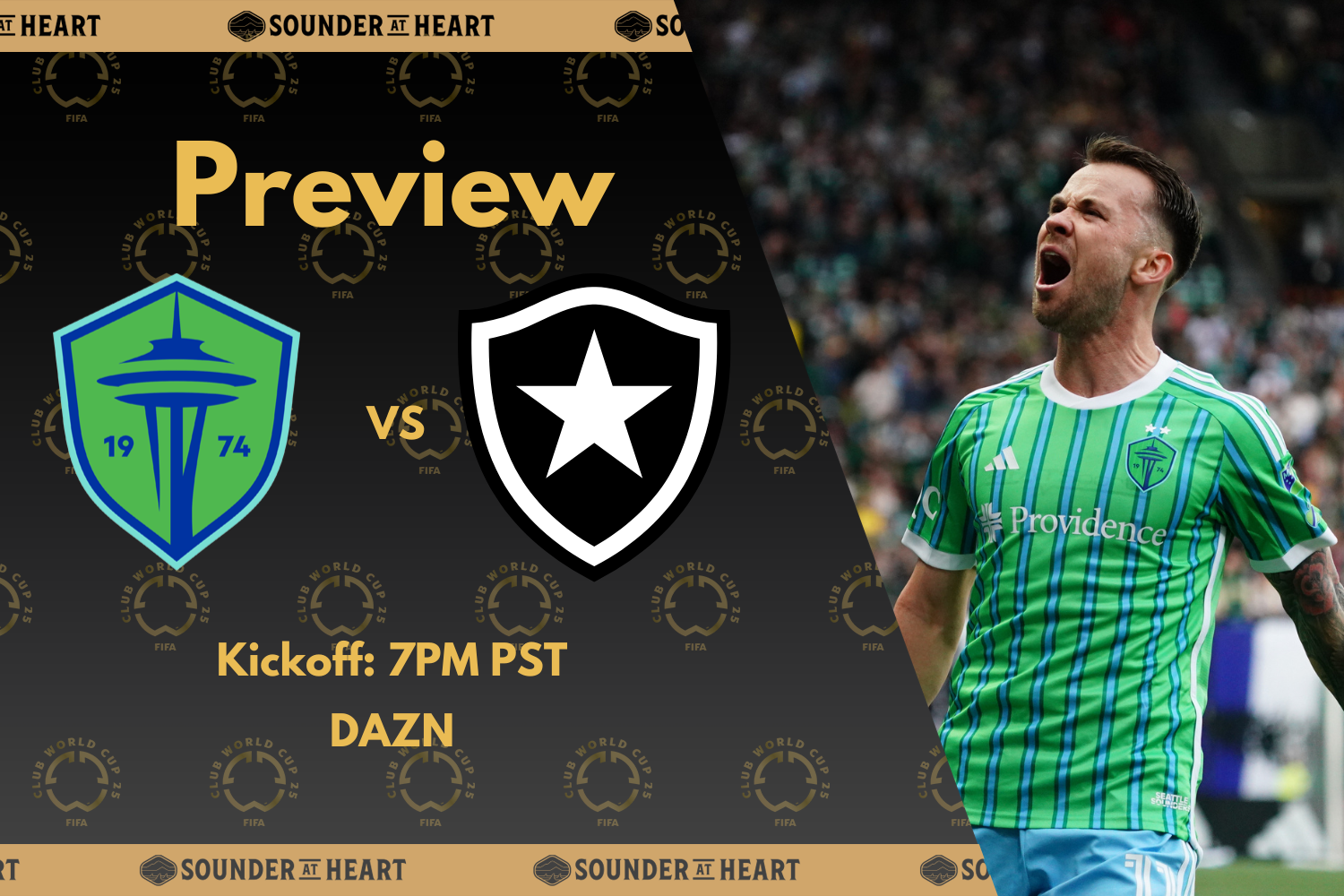 Sounders vs. Botafogo, livestream: Kickoff, lineups, updates