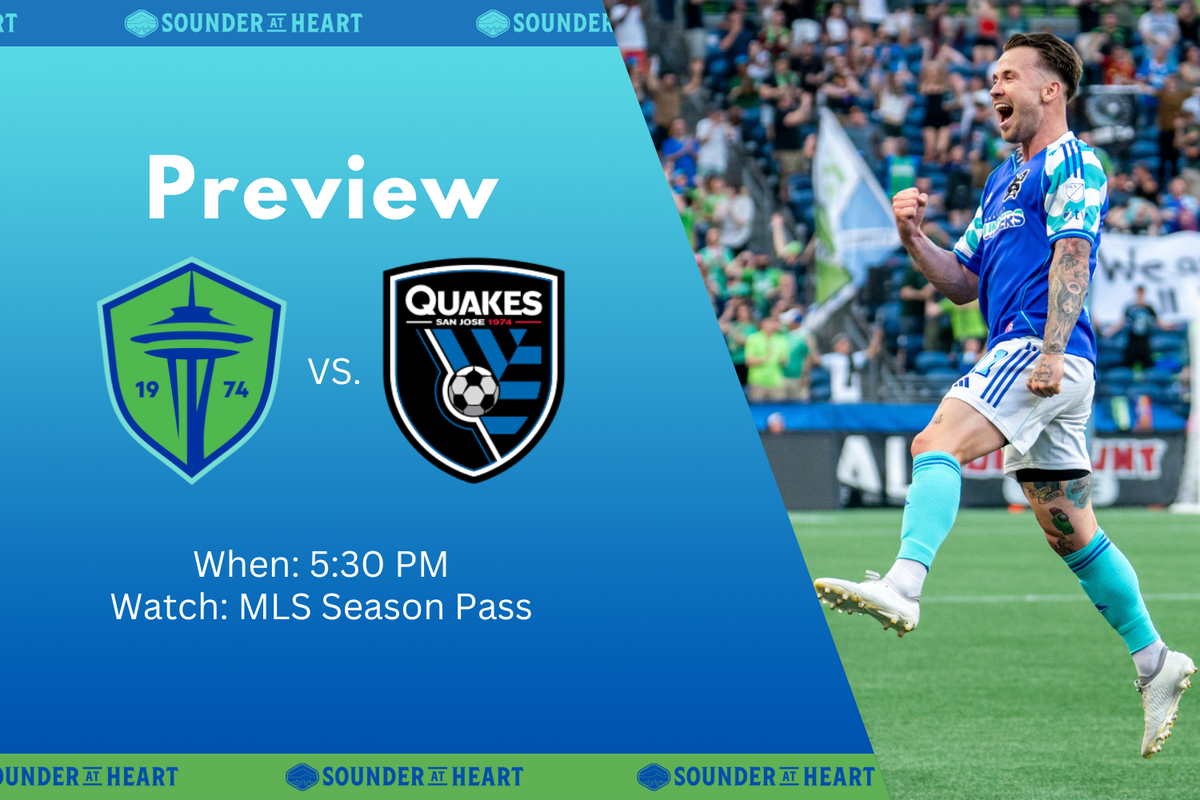 Sounders vs. Quakes, streaming: Kickoff, lineup, updates